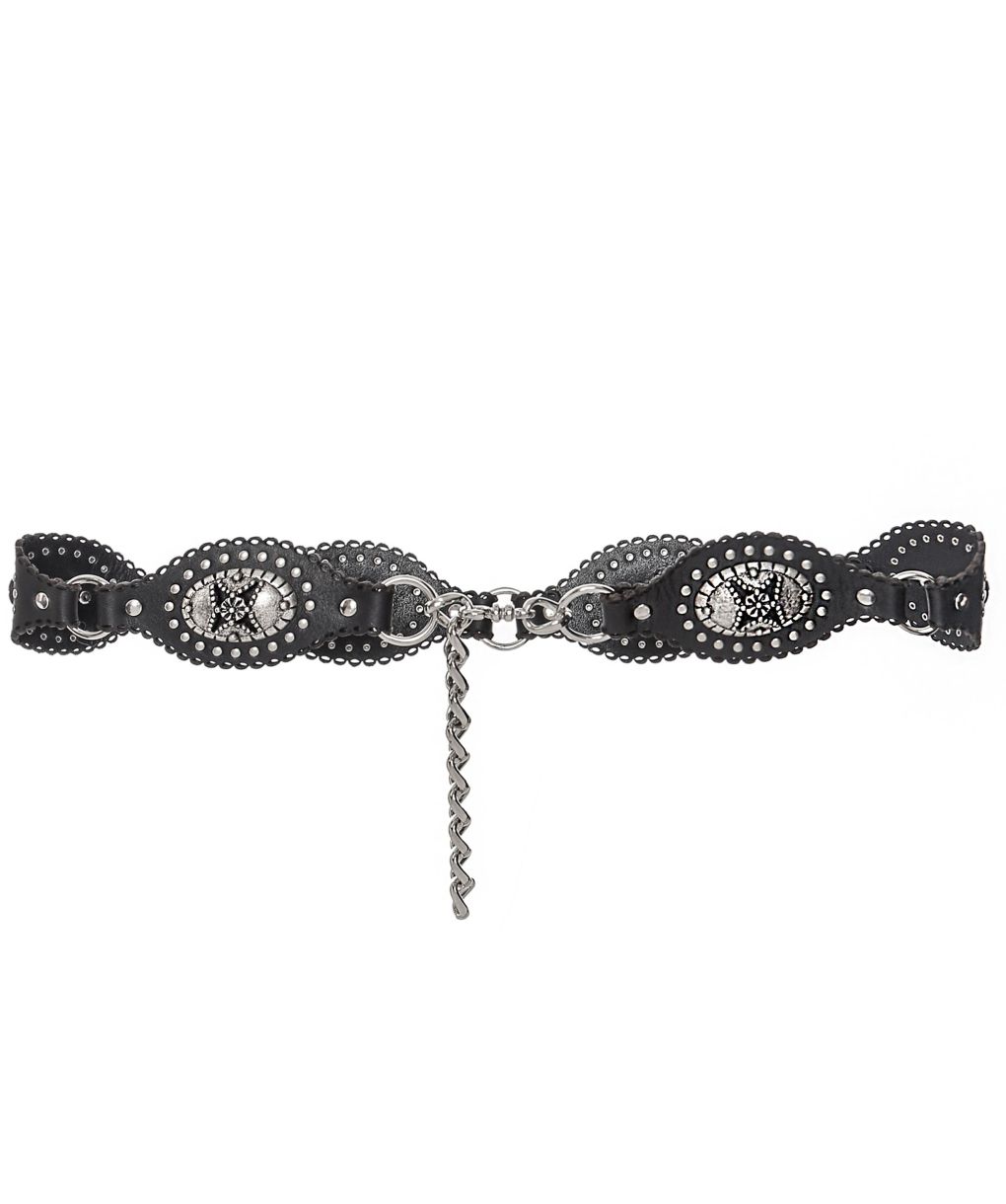 Nanni Ornate Leather Belt | Jules B