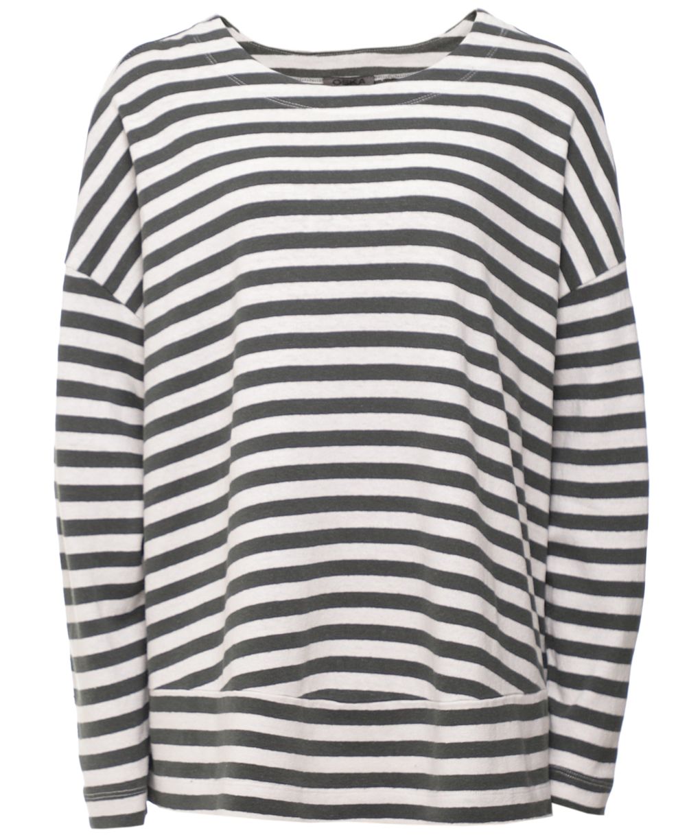 OSKA Etehl Stripe Long Sleeve Top | Jules B