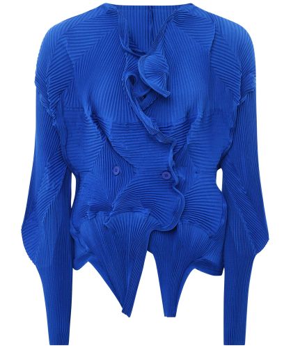 Thanny Pleated Frilled Jacket