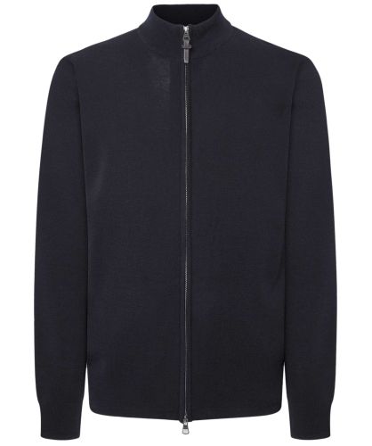 Hackett Merino Zip Cardigan