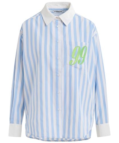 Essentiel Antwerp Halibut Embroidered Striped Shirt