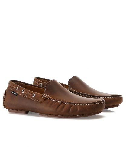 Loake Brown Leather Donnington Driving Shoes | Jules B