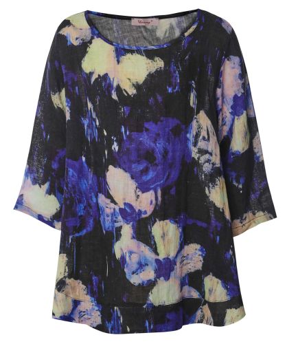 Thanny Linen Floral Top | Jules B