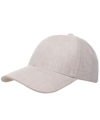 Varsity Headwear Beige Linen Baseball Cap | Jules B