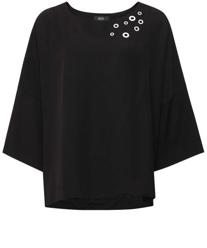 Bize Black Oversized Top | Jules B