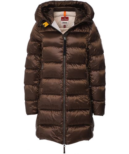 Parajumpers Brown Marion Long Puffer Jacket | Jules B