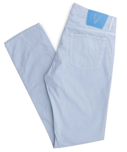 HandPicked Blue Slim Fit Ravello Jeans