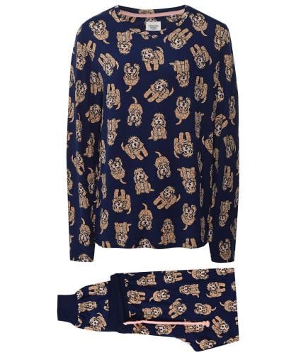 Chelsea Peers Cockapoo Print Long Pyjamas | Jules B