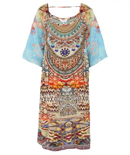 Inoa Arizona Silk Slit Sleeve Dress | Jules B