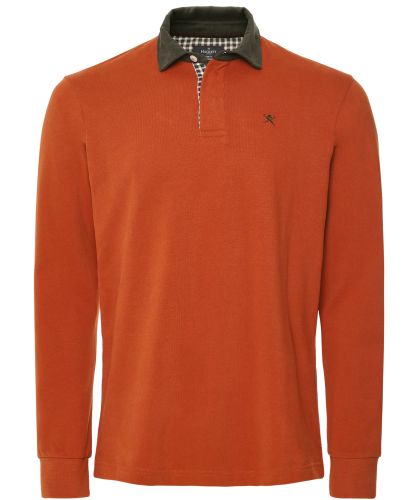 Hackett Flannel Trim Rugby Shirt | Jules B