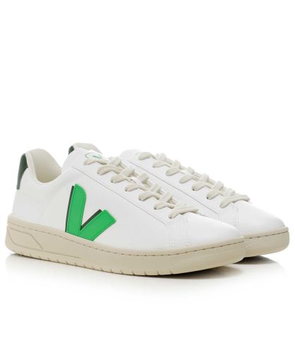 VEJA White and Green CWL Urca Trainers for Men