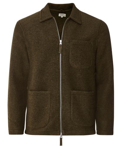 Hartford Boiled Wool Zip-Through Jacket | Jules B