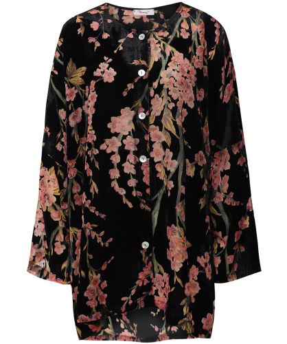 Thanny Floral Devoré Blouse | Jules B
