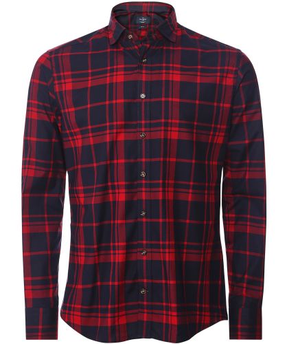 Hackett Slim Fit Plaid Flannel Shirt | Jules B