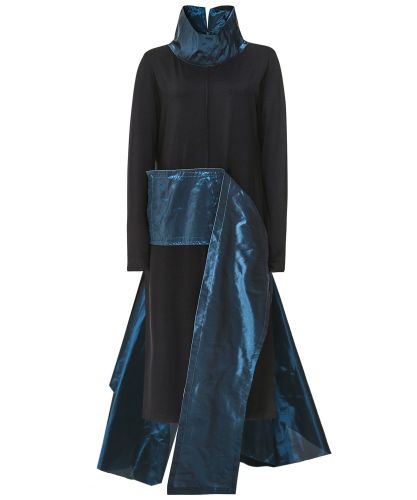 Xenia Design Blue Blio4 Contrast Taffeta Dress | Jules B