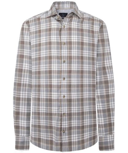 Hackett Tailored Fit Plaid Flannel Shirt