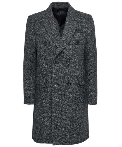 Sand Grey Tweed Sultan DB Coat