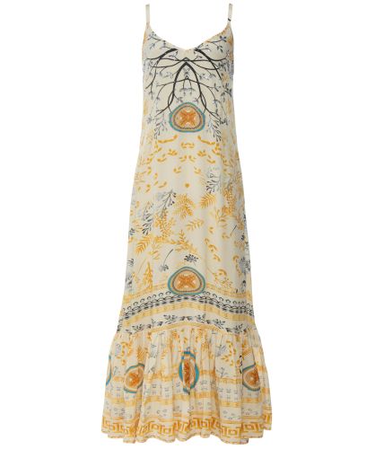 Inoa Brisbane Silk V-Neck Maxi Dress | Jules B