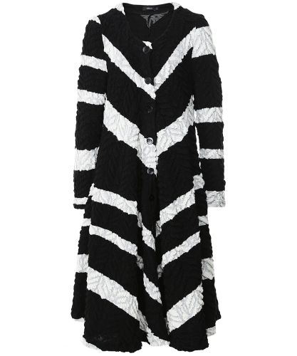 Ralston Celia Textured Stripe Coat | Jules B