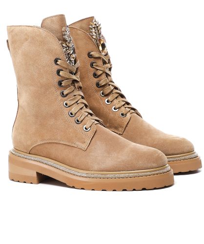 Alma en Pena Suede Jewel Boots | Jules B