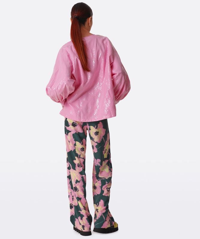 Stine Goya Pink Fatou Floral Trousers | Jules B