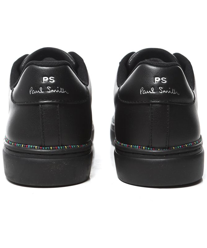 Paul Smith Black Leather Rex Trainers | Jules B
