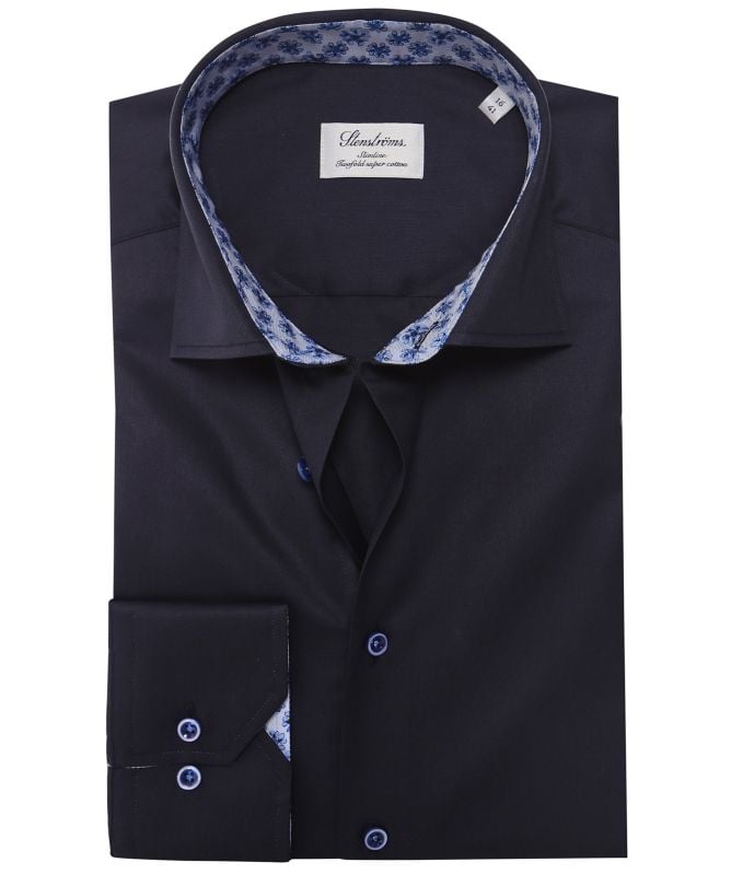Stenstroms Slimline Floral Trim Shirt | Jules B
