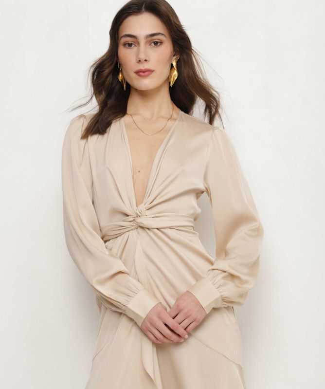 Silk95Five Ananda Long Dress