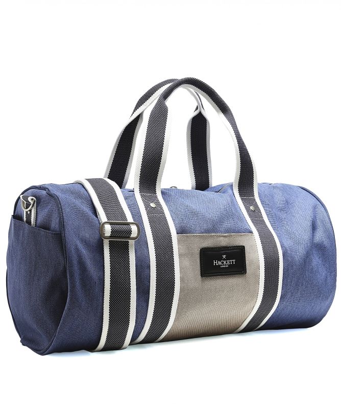 Hackett Blue Large Canvas Holdall | Jules B