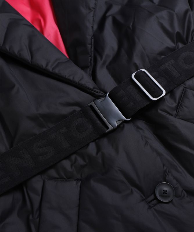 Creenstone Black Belted Puffer Jacket | Jules B