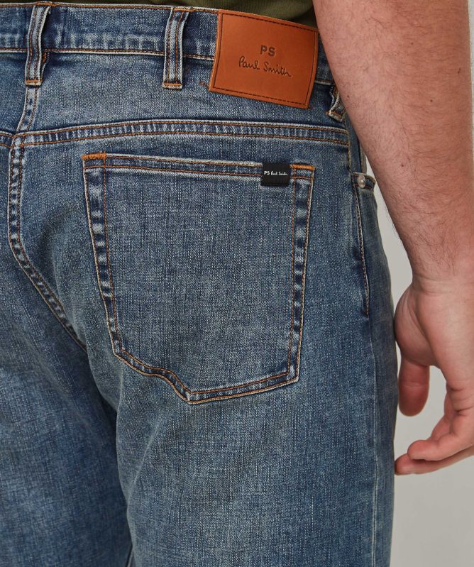 Paul Smith Mid Wash Tapered Fit Jeans | Jules B