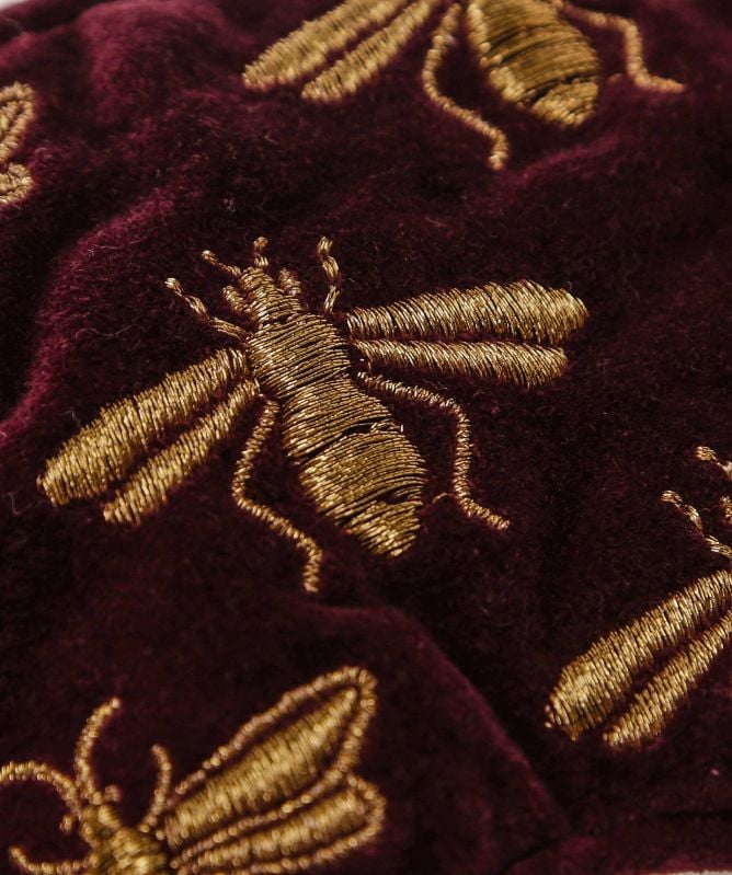 Elizabeth Scarlett Purple Honey Bee Eye Mask | Jules B