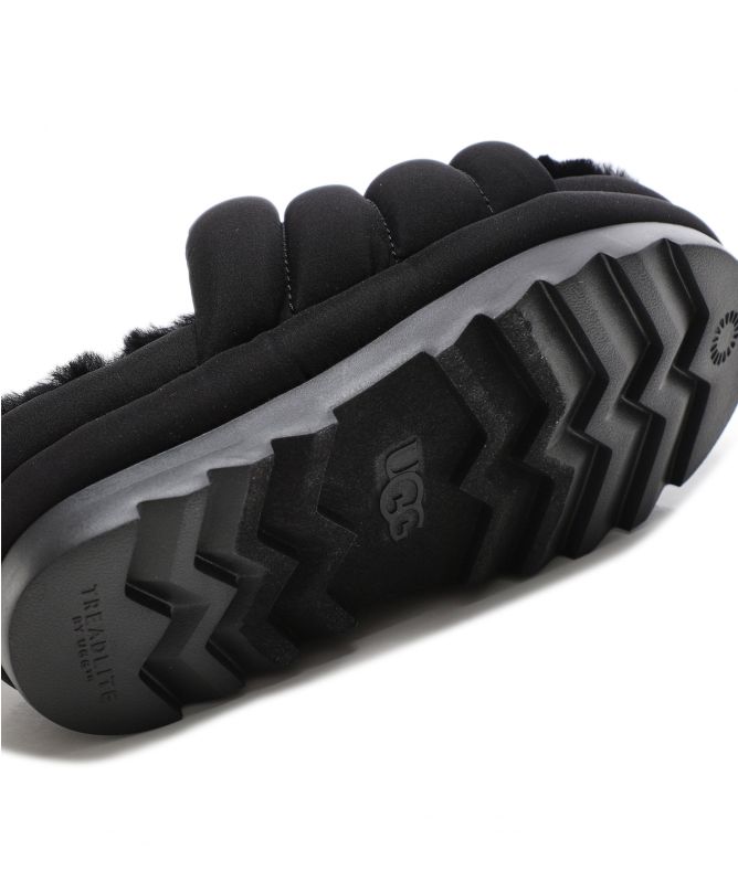 UGG Black Maxi Puffer Platform Slides | Jules B