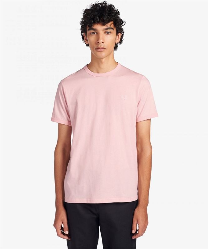 Fred Perry Pink Ringer T-Shirt M3519 K99 | Jules B