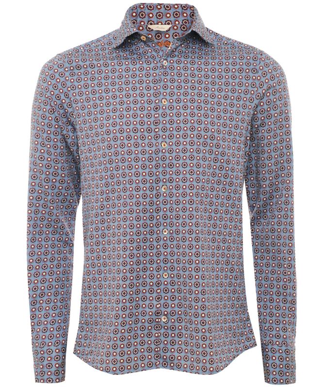 Stenstroms Slimline Oxford Floral Shirt | Jules B