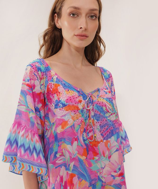 Inoa Silk Scilla Mini Dress