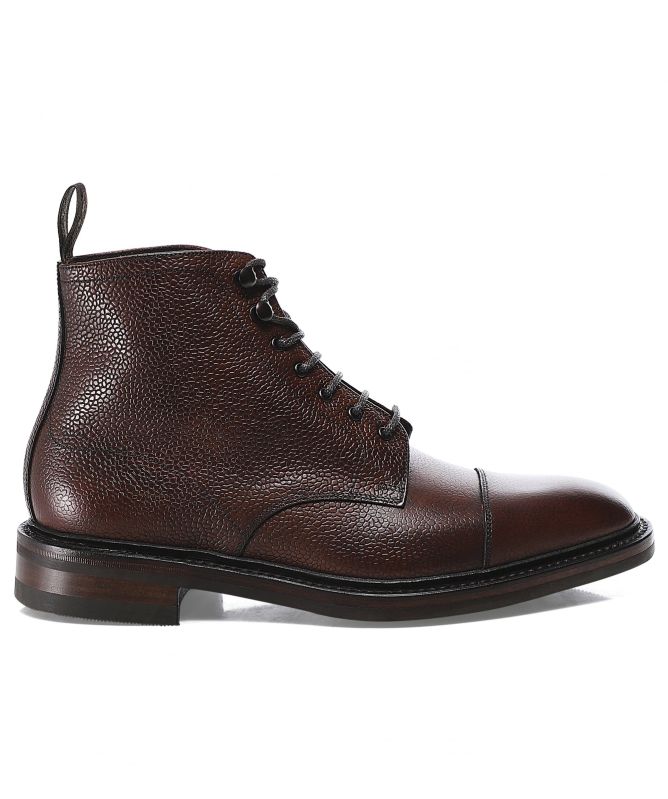 Loake Red Grain Leather Roehampton Derby Boots | Jules B