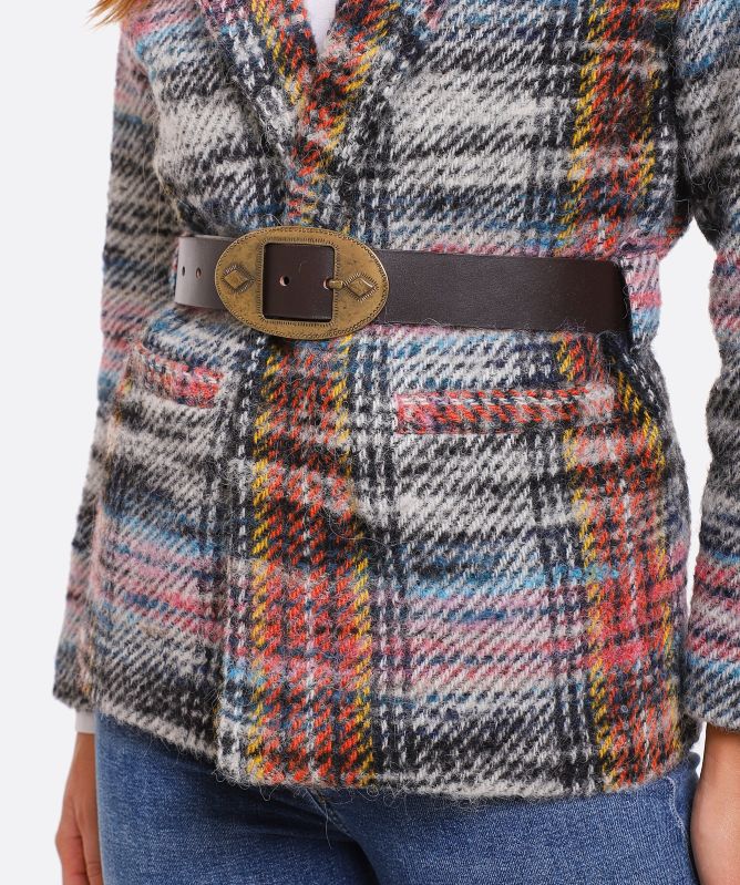 ba&sh Wool Check Vic Jacket | Jules B