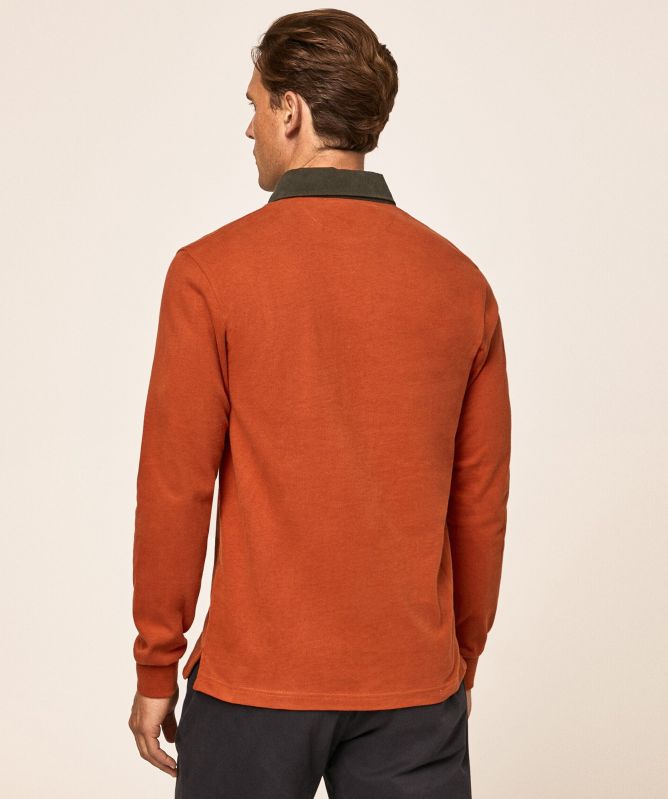 Hackett Flannel Trim Rugby Shirt | Jules B