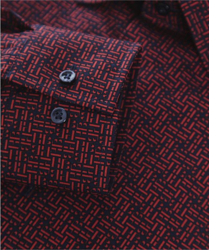 BOSS Slim Fit Monogram Jango Shirt | Jules B
