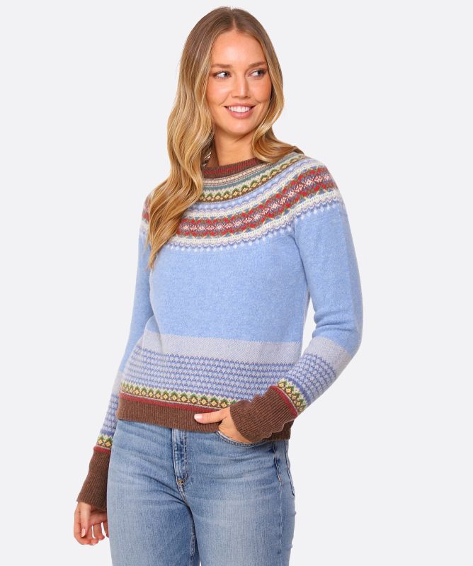 ERIBÉ Alpine Fairisle Merino Wool Sweater | Jules B