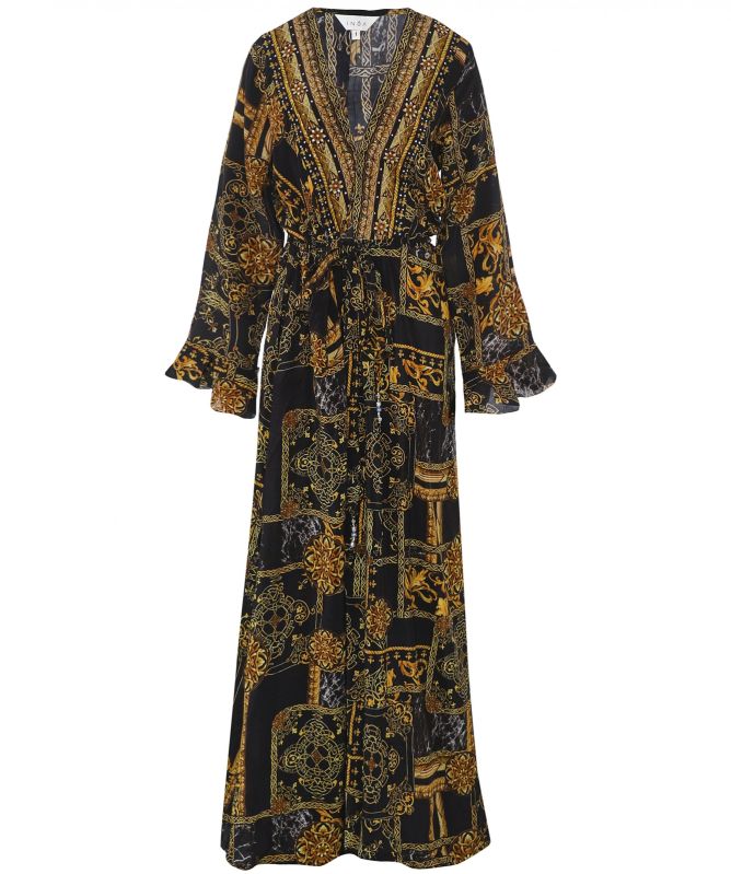 Inoa Gold Verona Luxe Silk Robe | Jules B