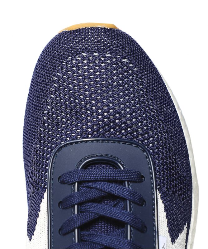 Paul Smith Navy Knitted Zeus Trainers | Jules B