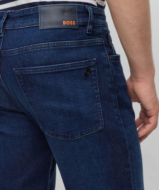 BOSS Dark Blue Regular Fit Maine BC-C Jeans | Jules B