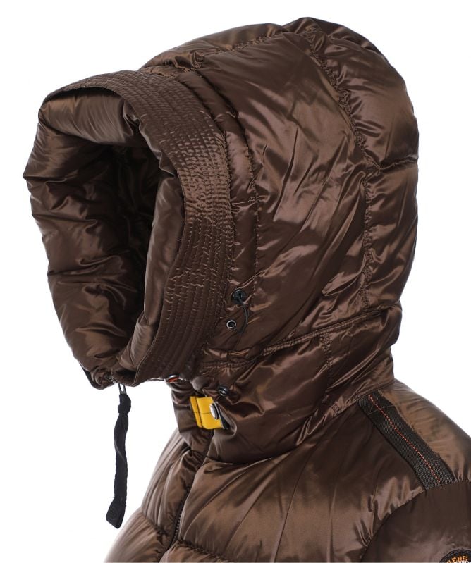 Parajumpers Brown Marion Long Puffer Jacket | Jules B