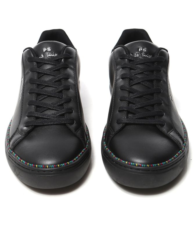 Paul Smith Black Leather Rex Trainers | Jules B