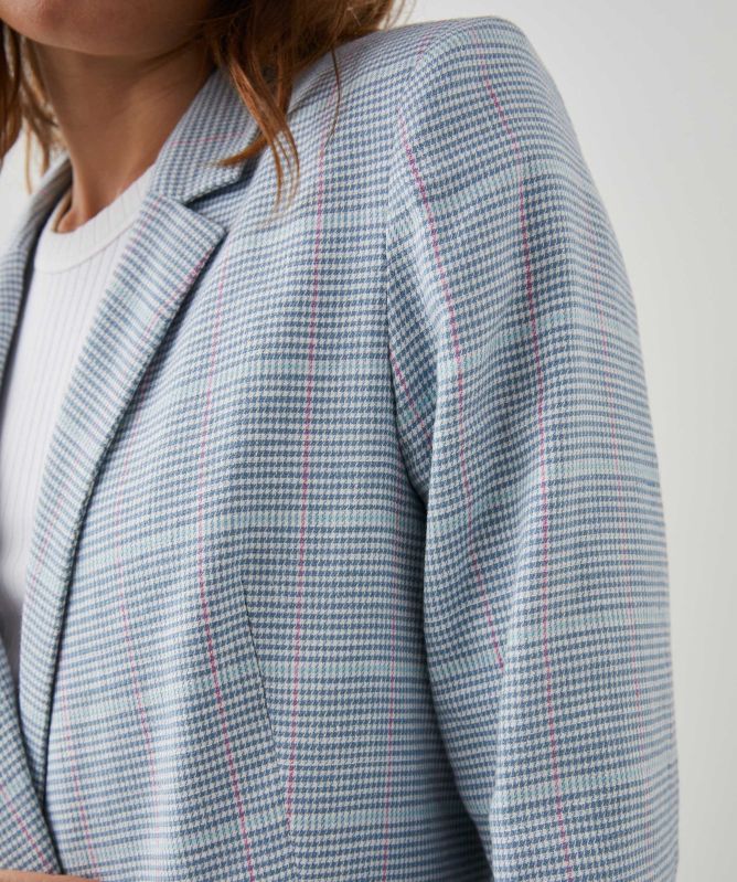 Rails Jac Linen Mix Check Blazer | Jules B