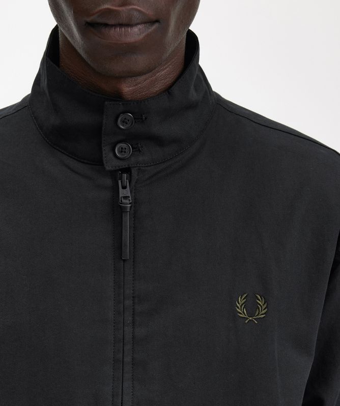 Fred Perry Black Harrington Jacket | Jules B