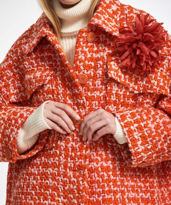 Essentiel Antwerp Energised Wool-Blend Tweed Jacket | Jules B