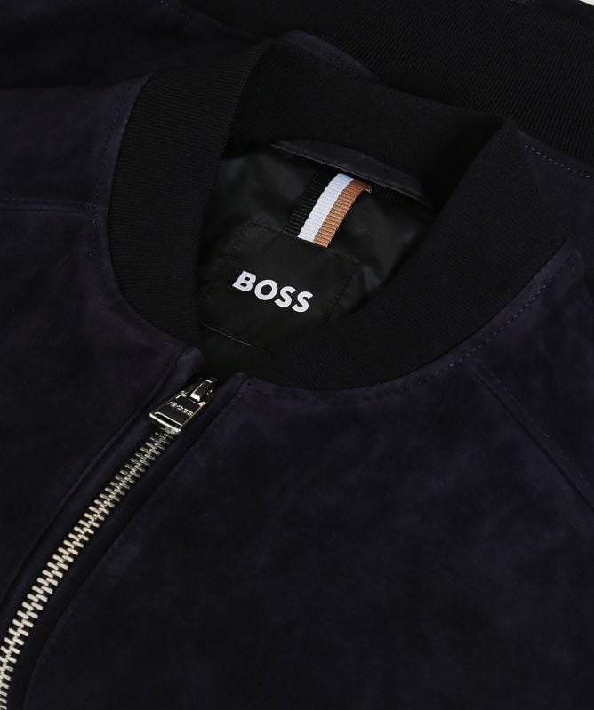 BOSS Suede Malbano1 Bomber Jacket | Jules B
